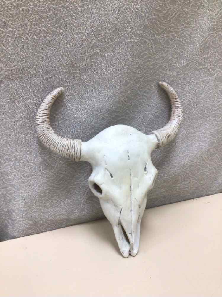 CERAMIC STEER SKULL – onemoretimeetc